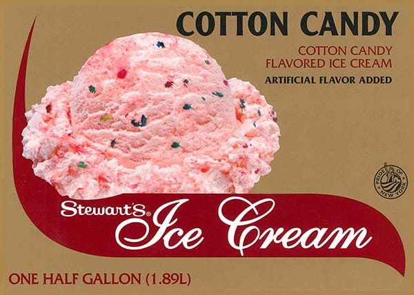 Creamy Cotton Candy Ice Cream Flavor | Stewart's Shops