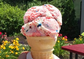 Fireworks | Vanilla Ice Cream with Pop Rocks ™ & Cherry Swirl