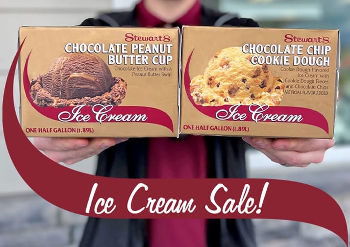 Half gallon ice cream store